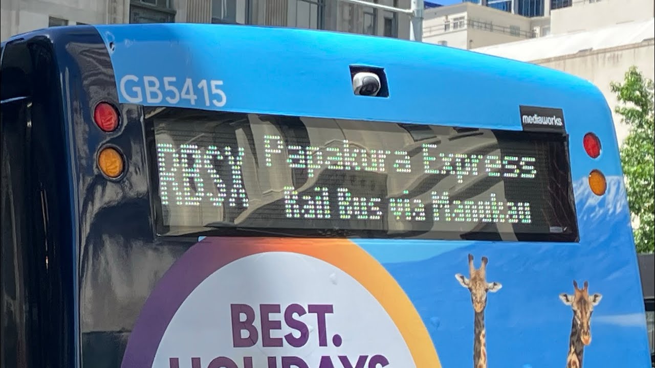 Rail Bus to Papakura Express, via Newmarket & Manukau. (At this place ...