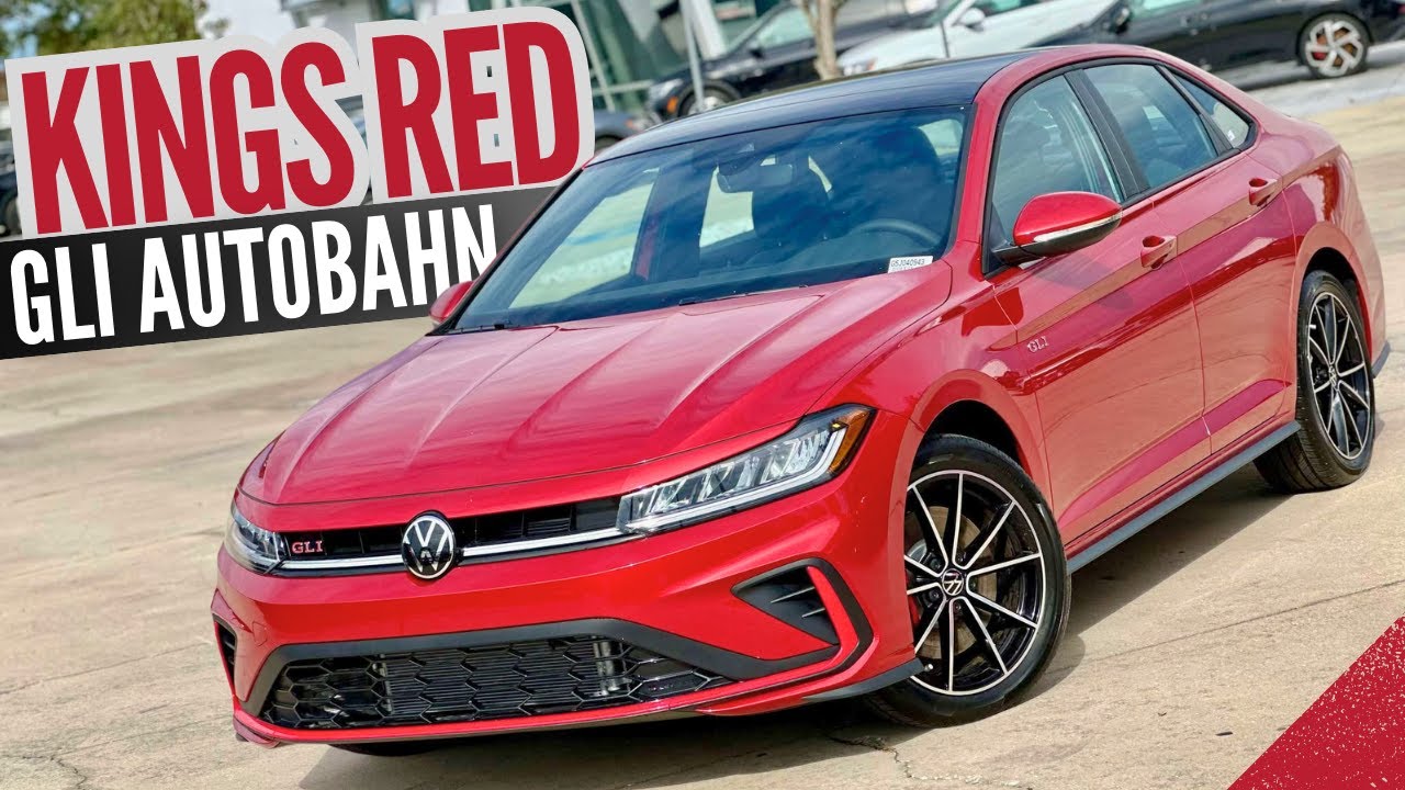 2025 VW Jetta GLI Autobahn In Kings Red Is The Ketchup Car Of Your ...