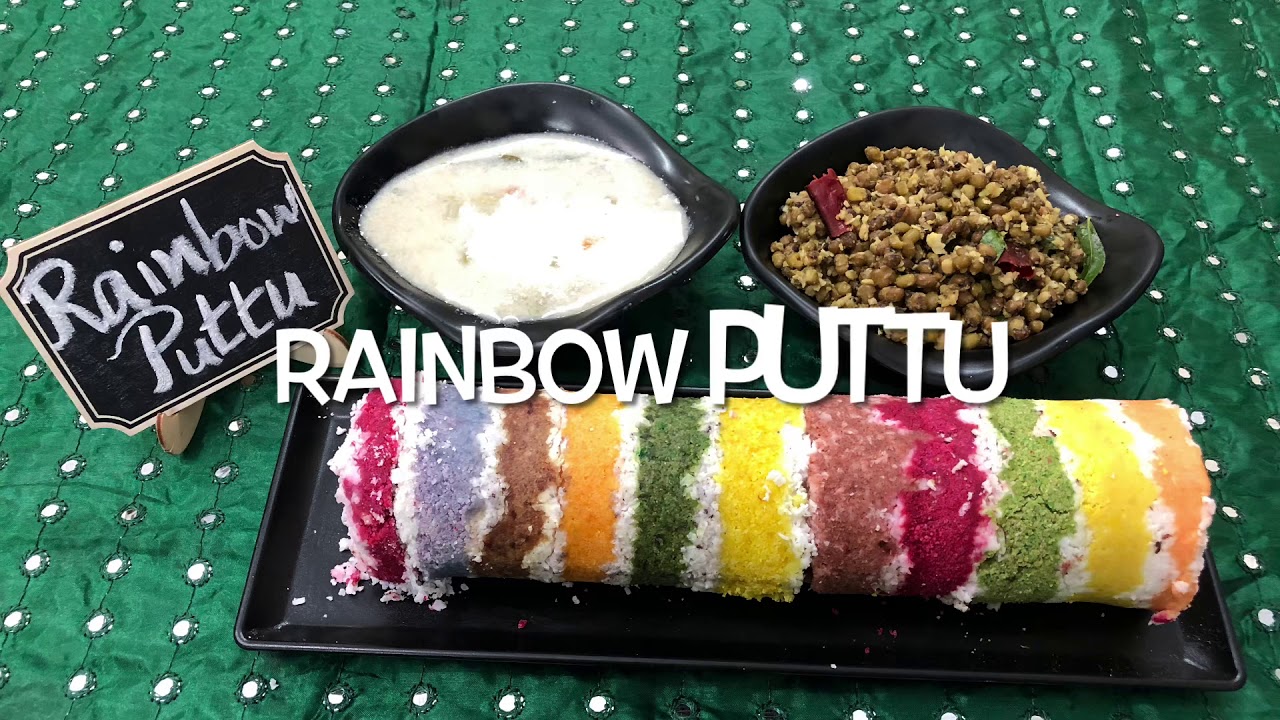Healthy Colourful Rainbow Puttu Without Artificial Colouring (in Tamil ...