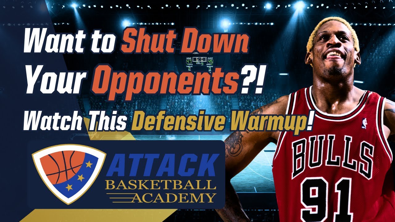 Zig Zag Defensive Slides Warmup in Basketball - YouTube