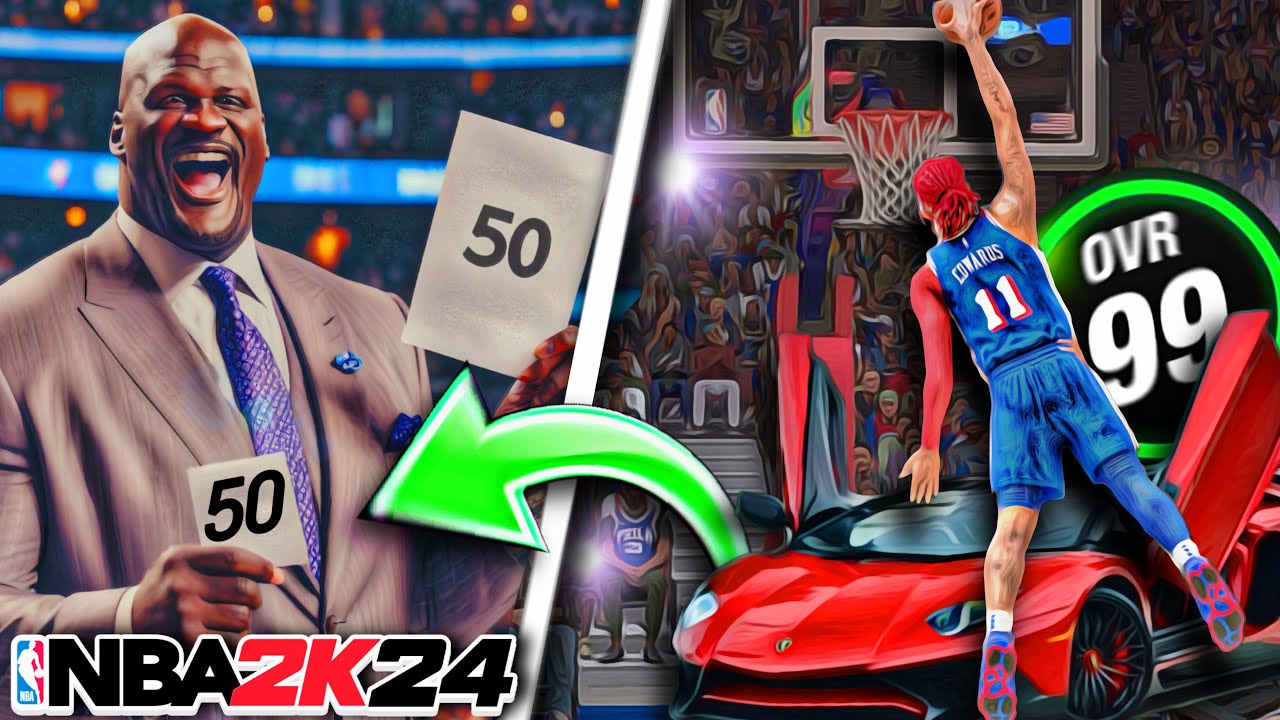Becoming a Dunk Contest LEGEND... NBA 2K24 MyCareer Ep.4 - YouTube