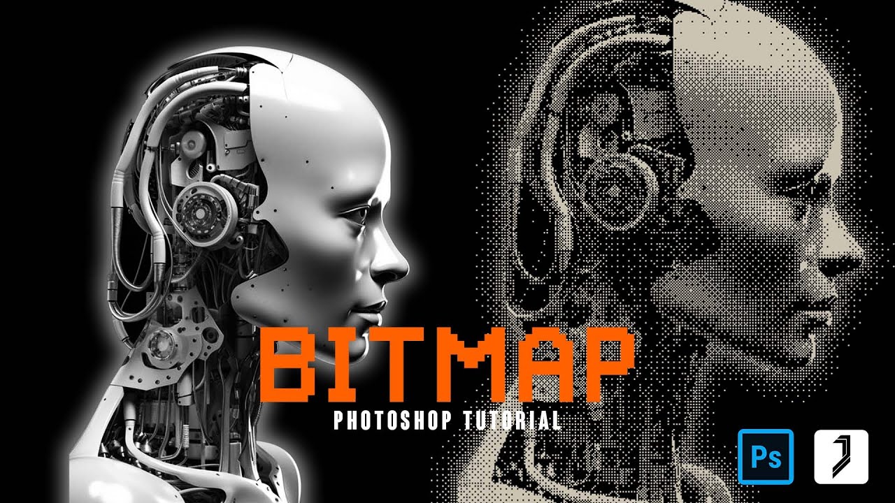 Bitmap Effect Photoshop Tutorial Youtube