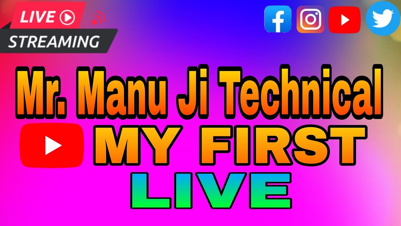 MY First Live #live #firstlive #liveshow #viral - YouTube