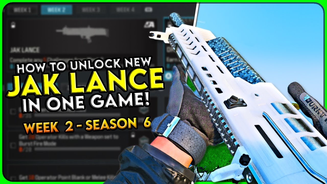 How To Unlock Jak Lance Conversion Kit In Just 1 Game! Week 2 Season 6 ...