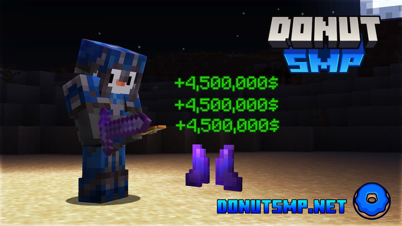 I Became Rich On The Donut Smp Selling One Item - YouTube
