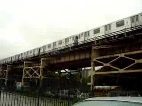 NYC Subway "4" train leaves Yankee Stadium The Bronx - YouTube