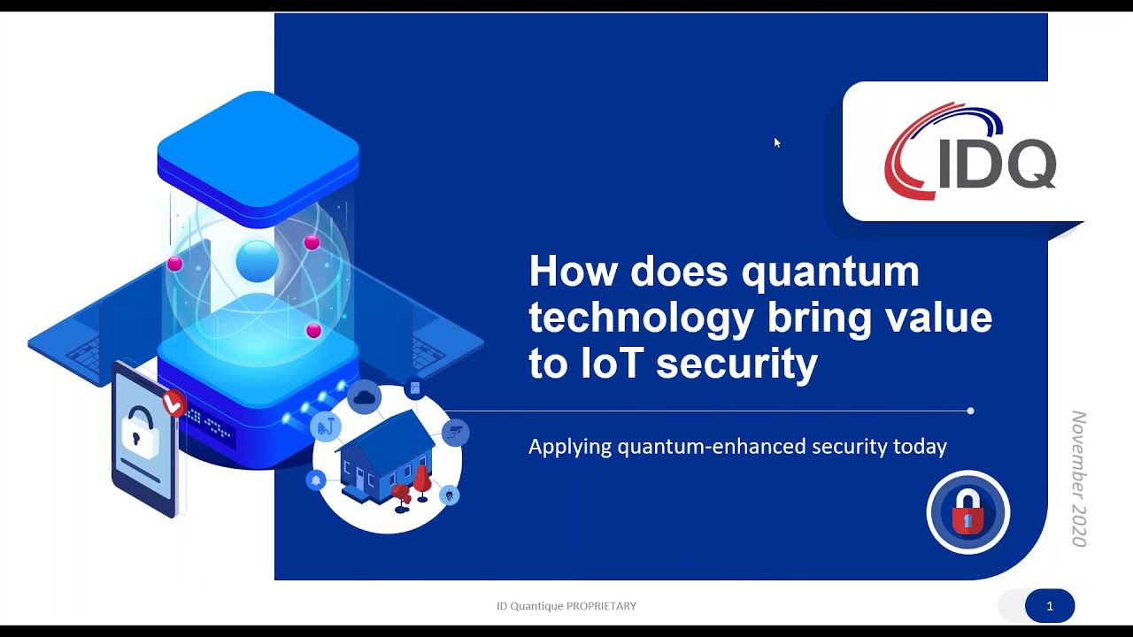 How can quantum technology bring value to IoT security - YouTube