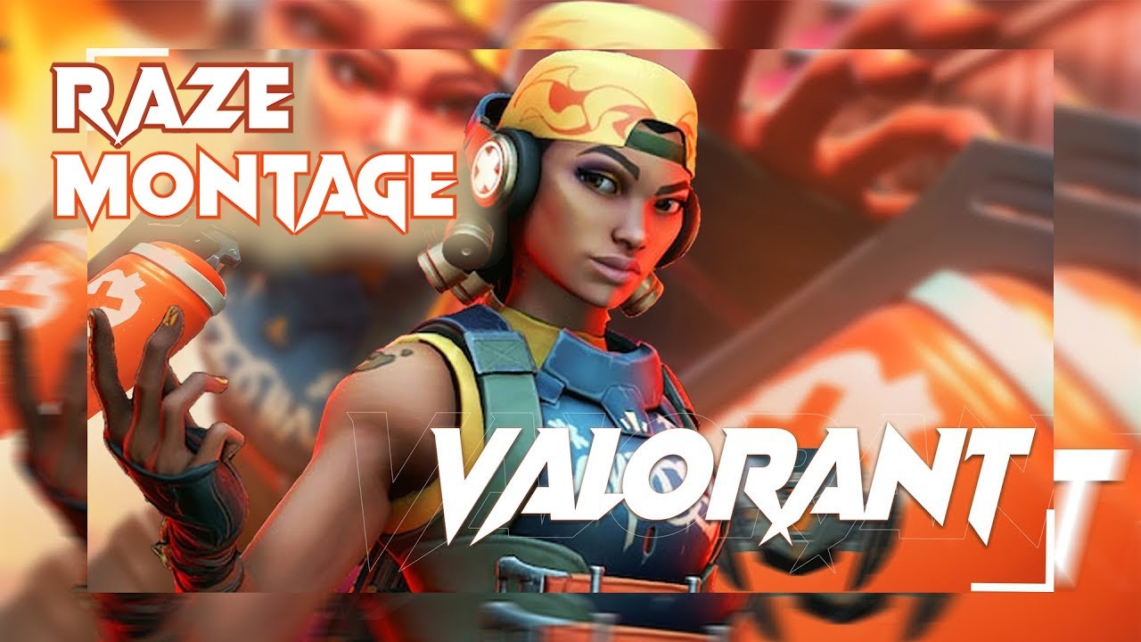 RAZE MONTAGE || VALORENT MONTAGE 2023 || MY BEST RAZE PLAYS #gaming # ...