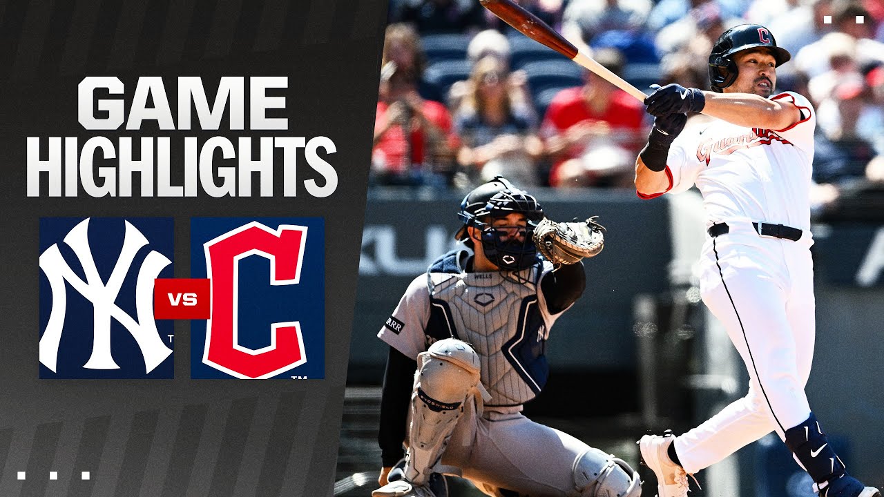 Yankees vs. Guardians Game Highlights (4/23/25) | MLB Highlights - YouTube