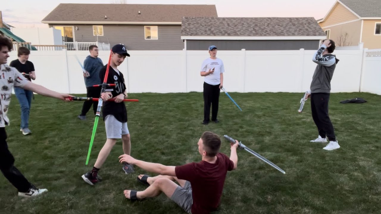 May the 4th 2024 - Star Wars Day Lightsaber Duels - YouTube
