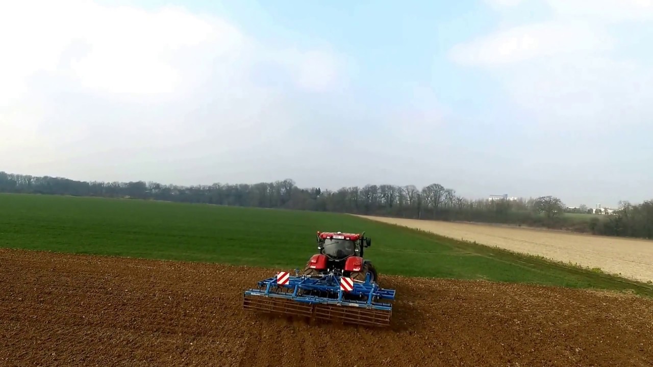 BONNEL déchaumeur à dents MULTICULTOR - YouTube