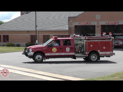 Enfield Fire Department ⭐️RARE⭐️ Engine 11 responding mutual aid to ...