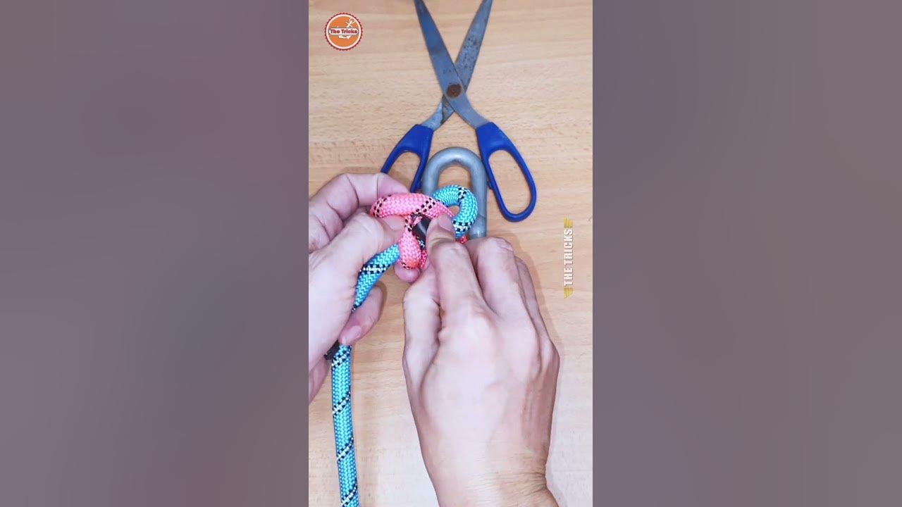How To Tie Knots Rope Diy At Home Diy Viral Shorts Ep907 Youtube