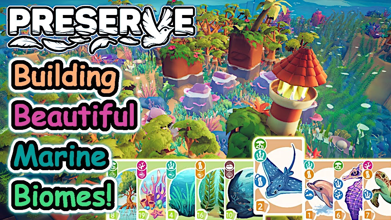 Let's Build Beautiful MARINE Biomes! | Preserve (Medium) - YouTube