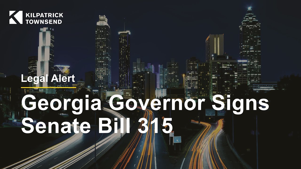 Georgia Governor Signs Senate Bill 315 - YouTube