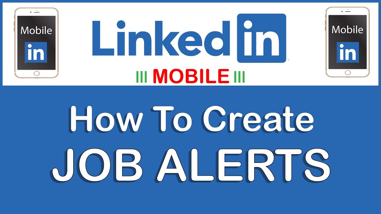 How To Create Job Alerts On LinkedIn Mobile 2022 YouTube How To Create Job Alerts On LinkedIn Mobile 2022 YouTube