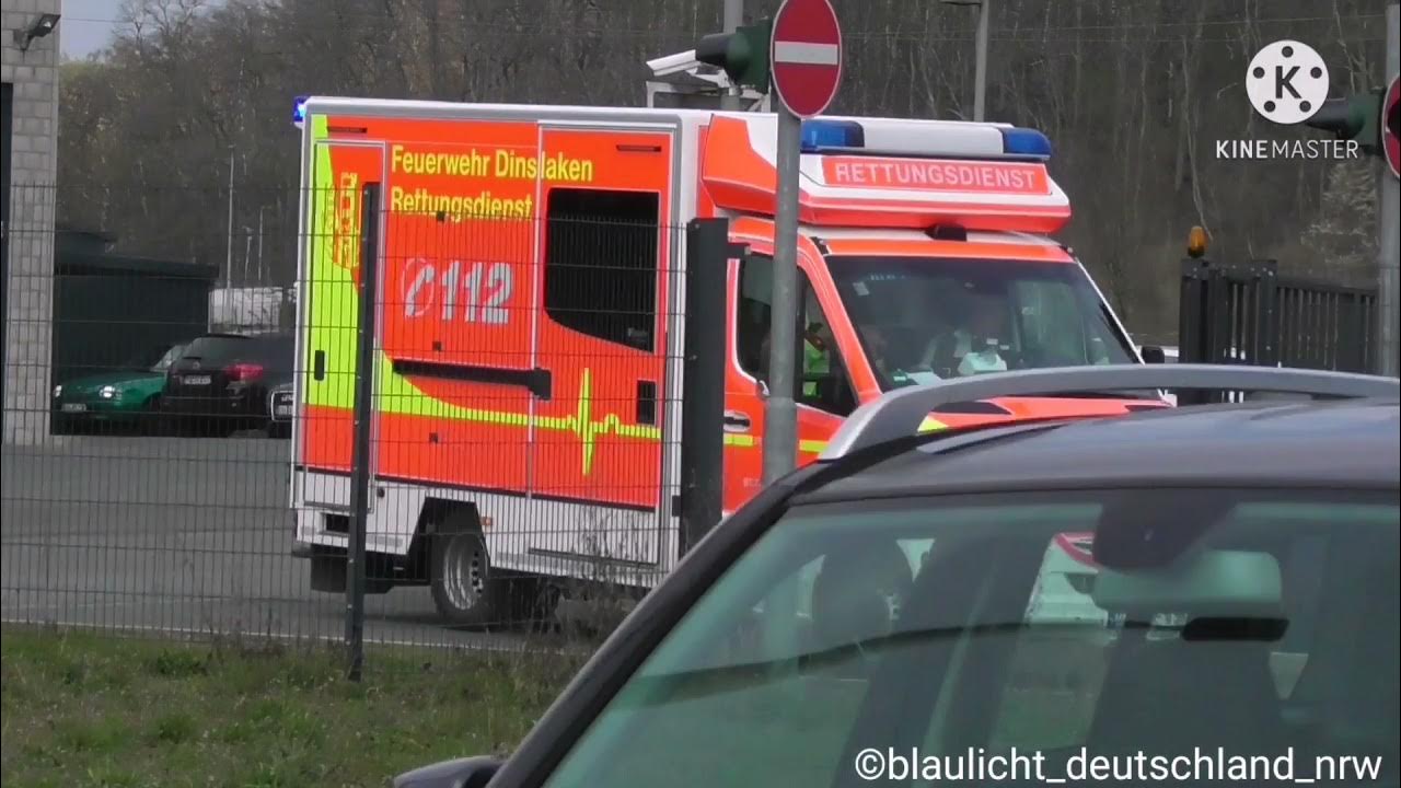 [Neufahrzeug+Grüße] Neuer RTW-01 Feuerwehr Dinslaken - YouTube