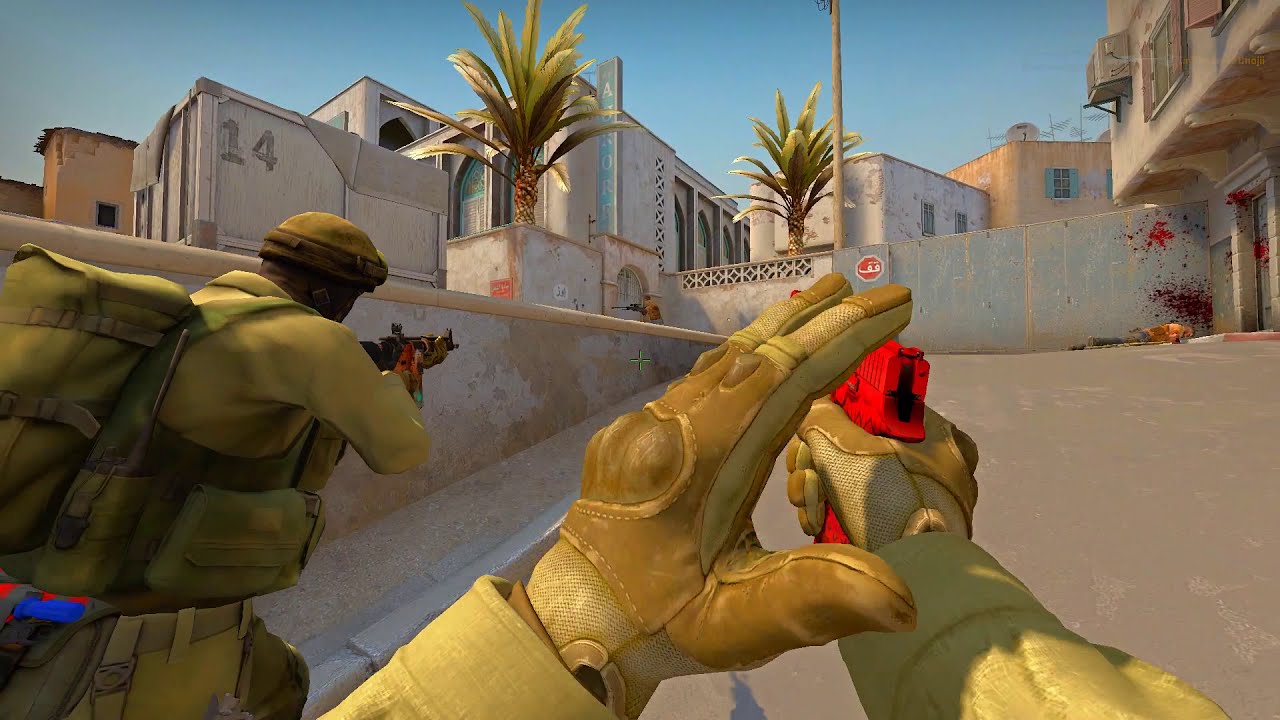 DUST 2 ON FACEIT - CRAZY WALLBANGS AND SHOTS - YouTube