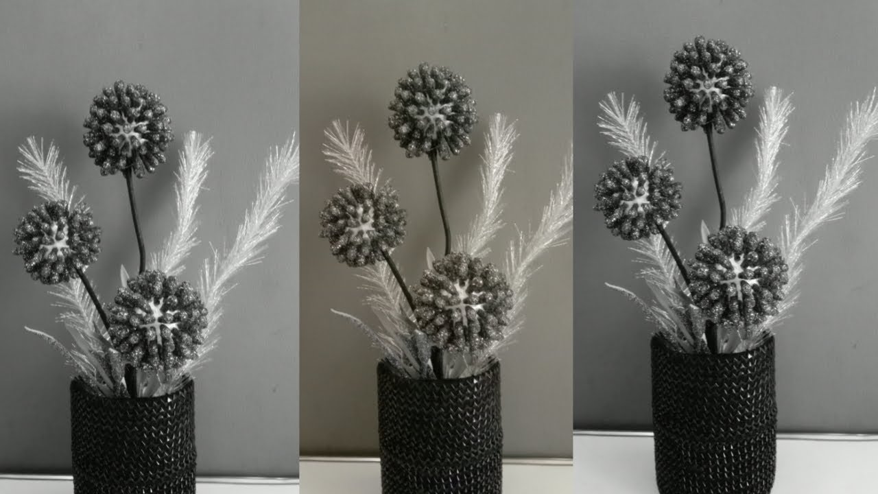 Design Flowers from Cotton Bud | Bunga cotton Bud - YouTube