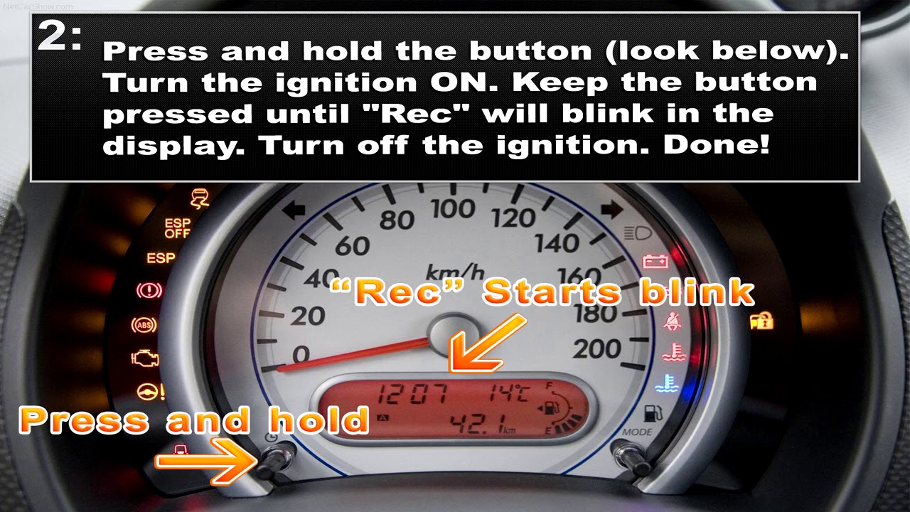 Suzuki Splash Service Light Reset - YouTube