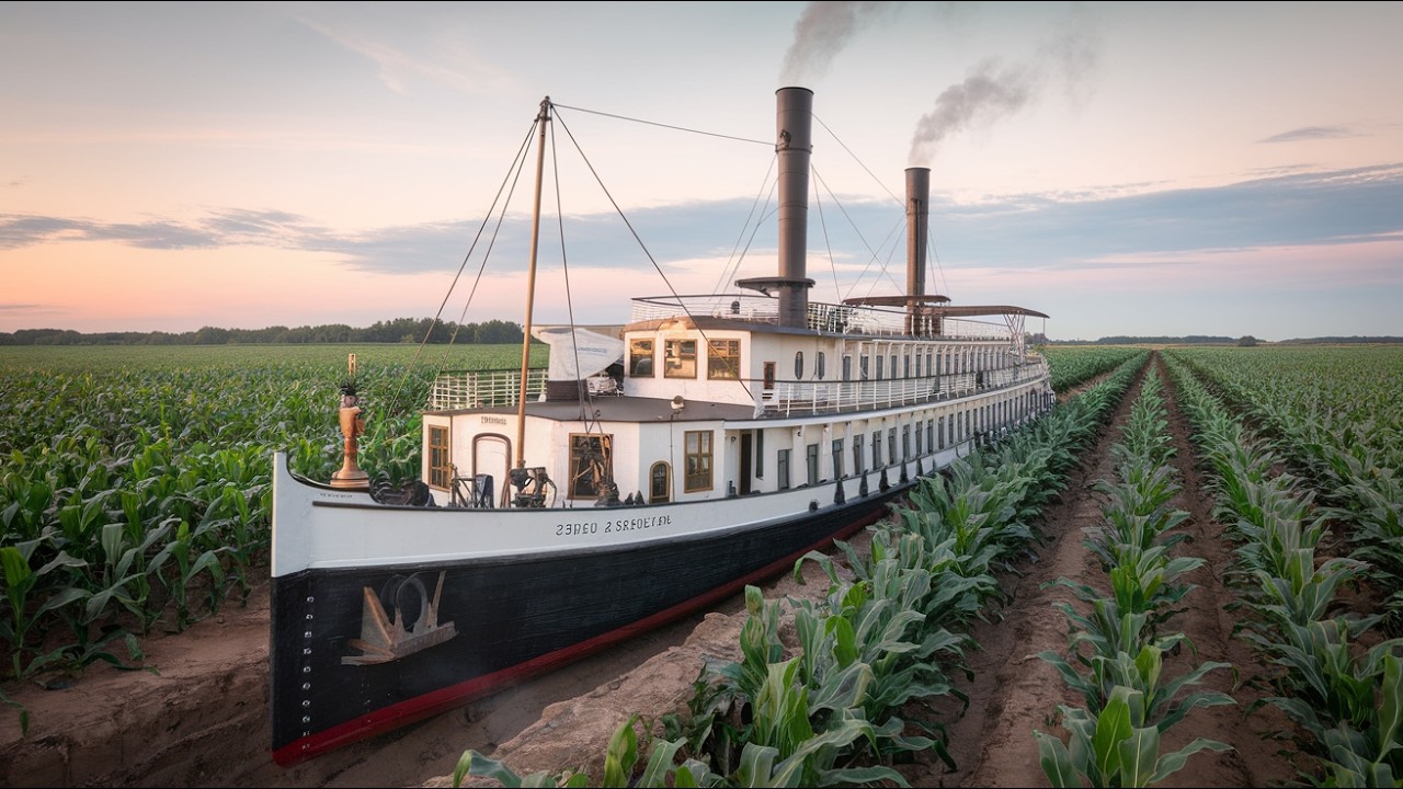 132-Year-Old Ship Discovered Beneath a Cornfield - YouTube