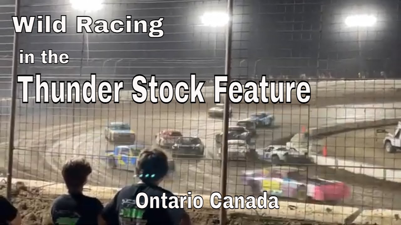 Action-packed Thunder Stock Racing From Southern Ontario Motor Speedway ...