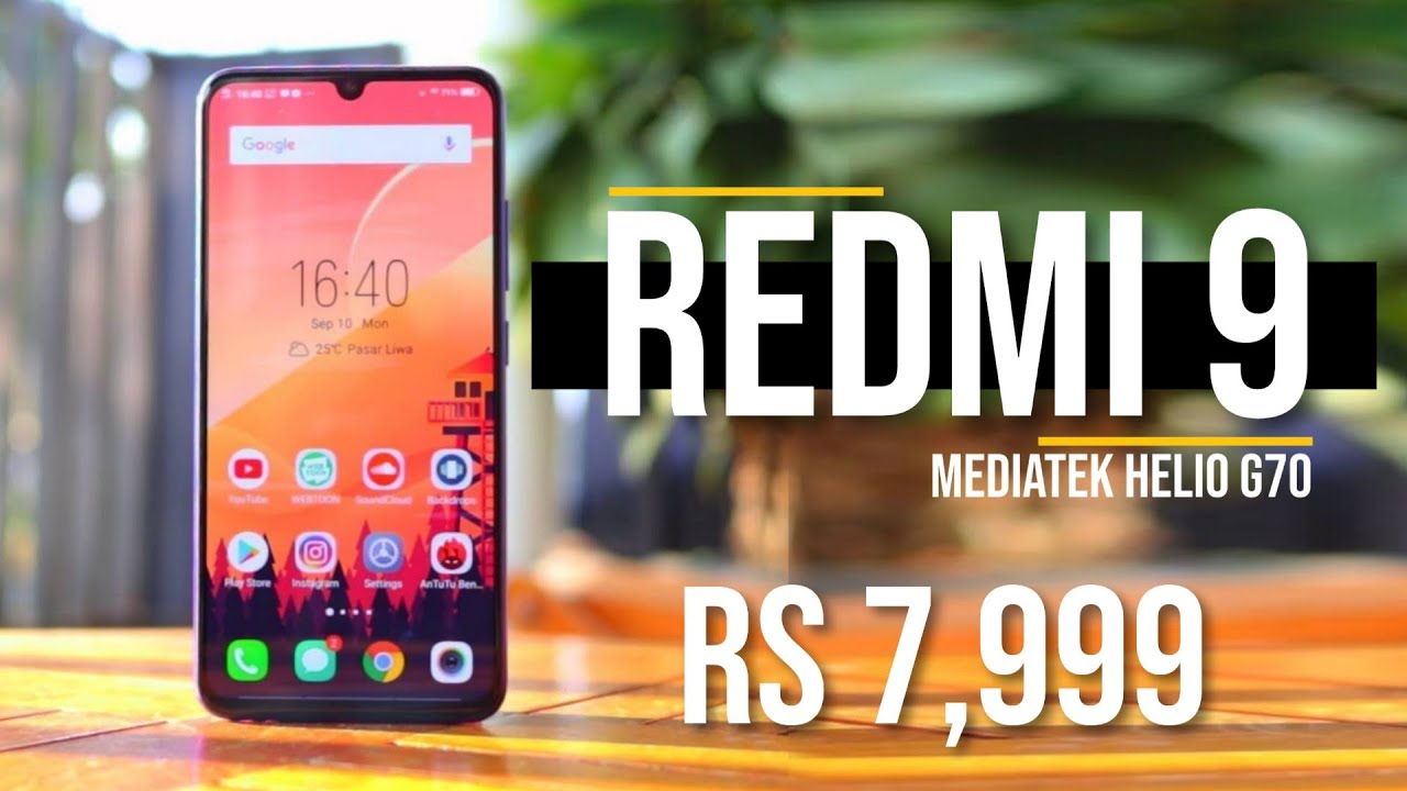 Redmi 9 Full specs : MediaTek Helio G70 | 5000 mAh Battery | Redmi 9 ...