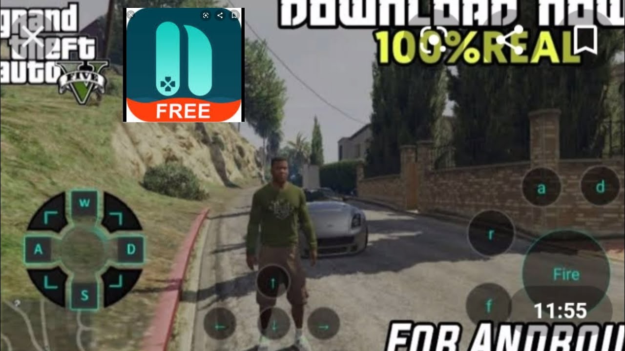 Cara bermain permainan PC di handphone | Bisa main GTA V - YouTube