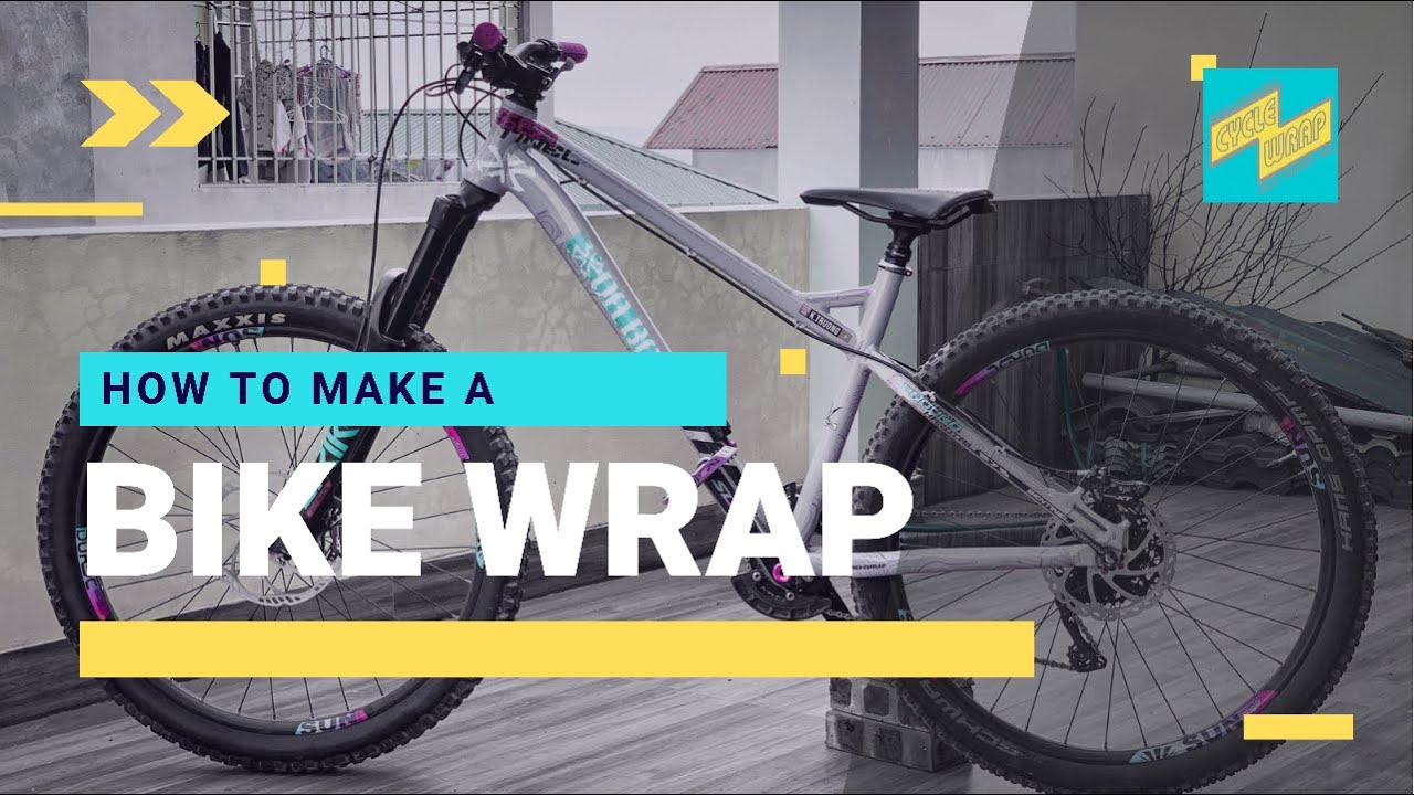 TỰ DÁN ĐỔI MÀU XE | BIKE WRAP from "CYCLE WRAP" - YouTube