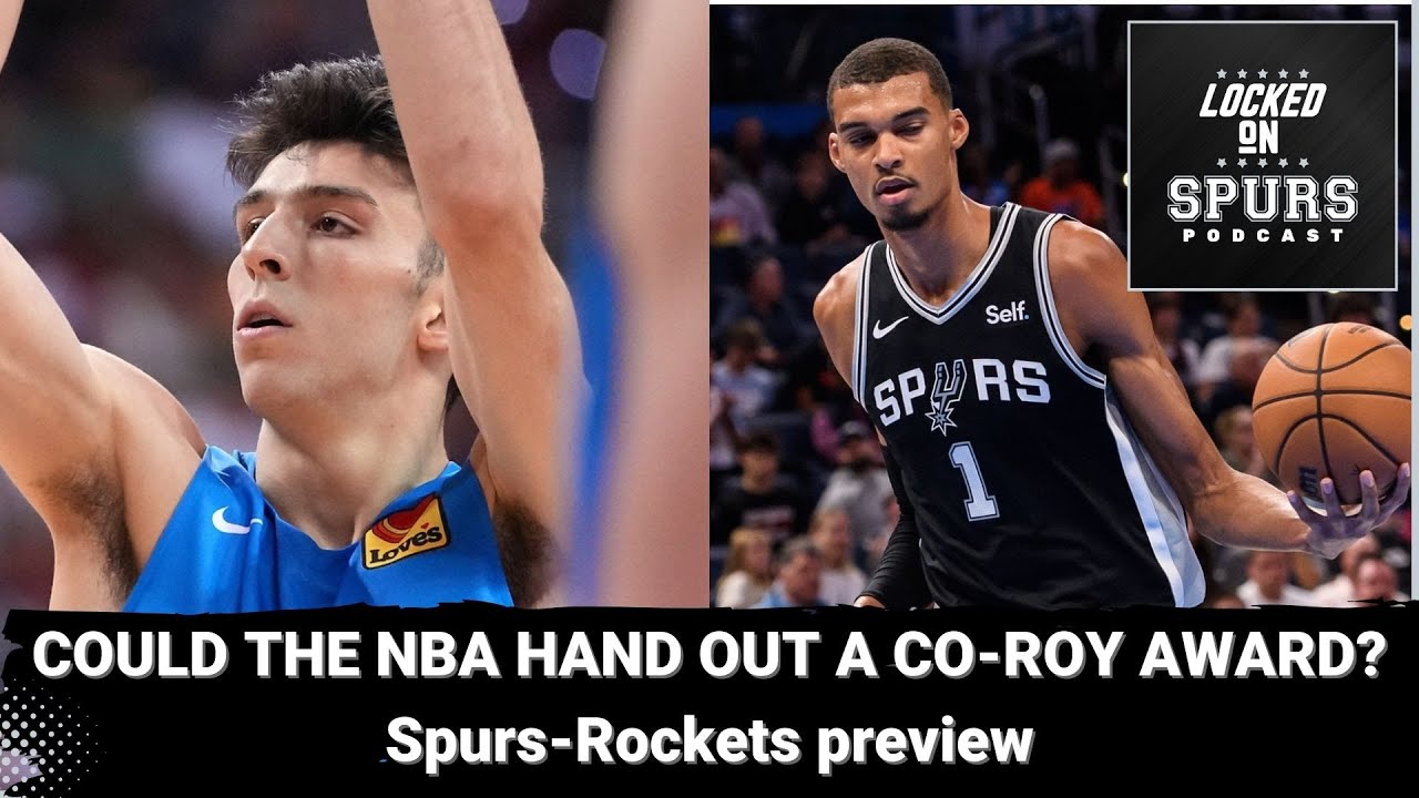 Spurs-Rockets preview; Co-NBA Rookies of the Year? - YouTube