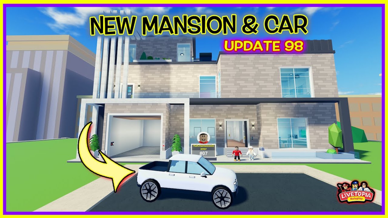 Livetopia: New Premium Mansion 🏠 + New Car 🚘 Update 98 😍 - YouTube