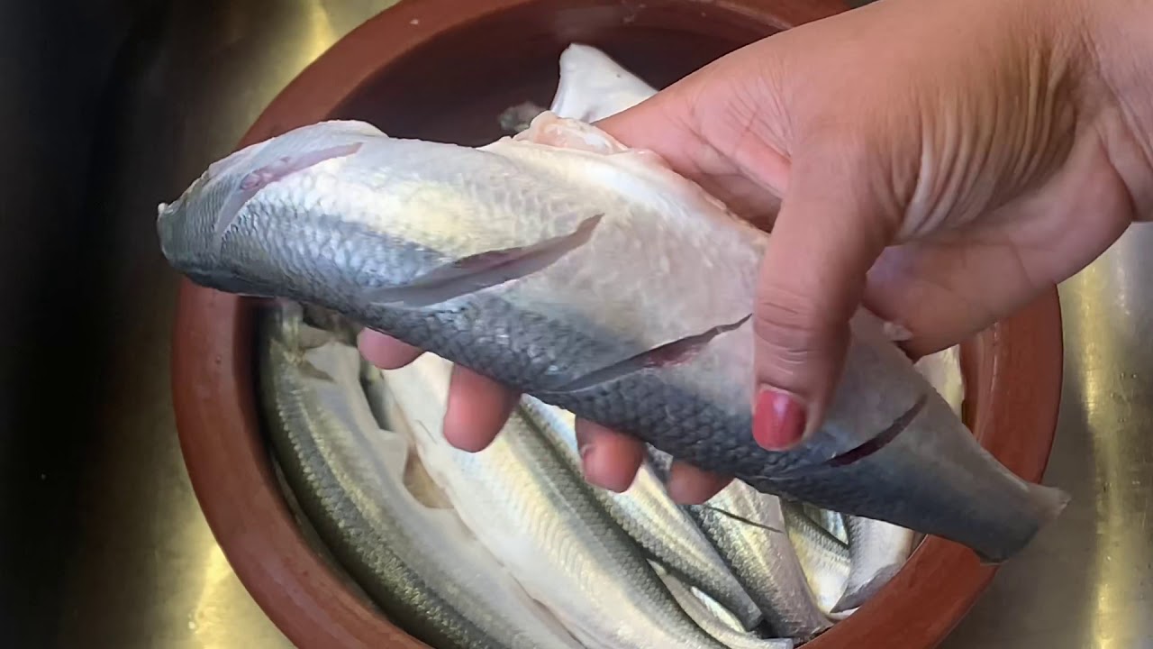 How to clean fish using scissors | Sardine Fish Cleaning | Recipe 182 ...