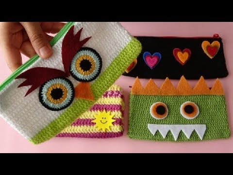 ÖRGÜ KALEMLİK FİKİRLERİ, Kendin Yap - DIY Knitting Pencilcase