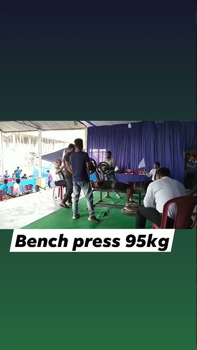 body weight 57 kg bench press 95kg - YouTube