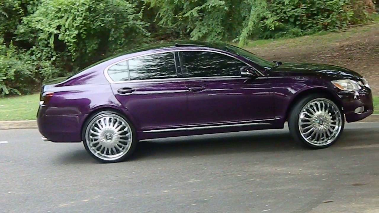 Candy Purple Lexus on Dub Floaters at Mlk Park Part 1 - YouTube