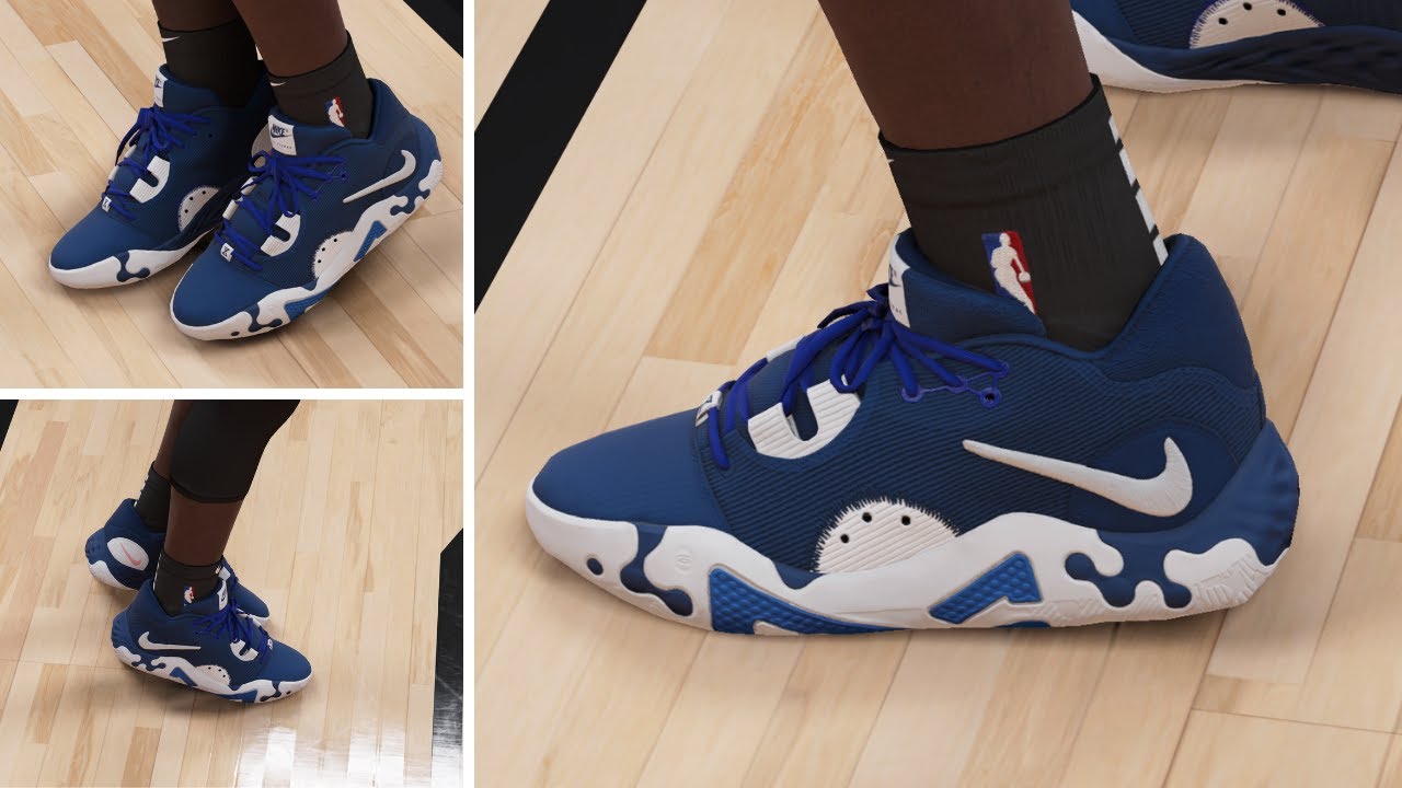 Nike PG6 Blue Paisley NBA2K23 SHOE CREATOR - YouTube