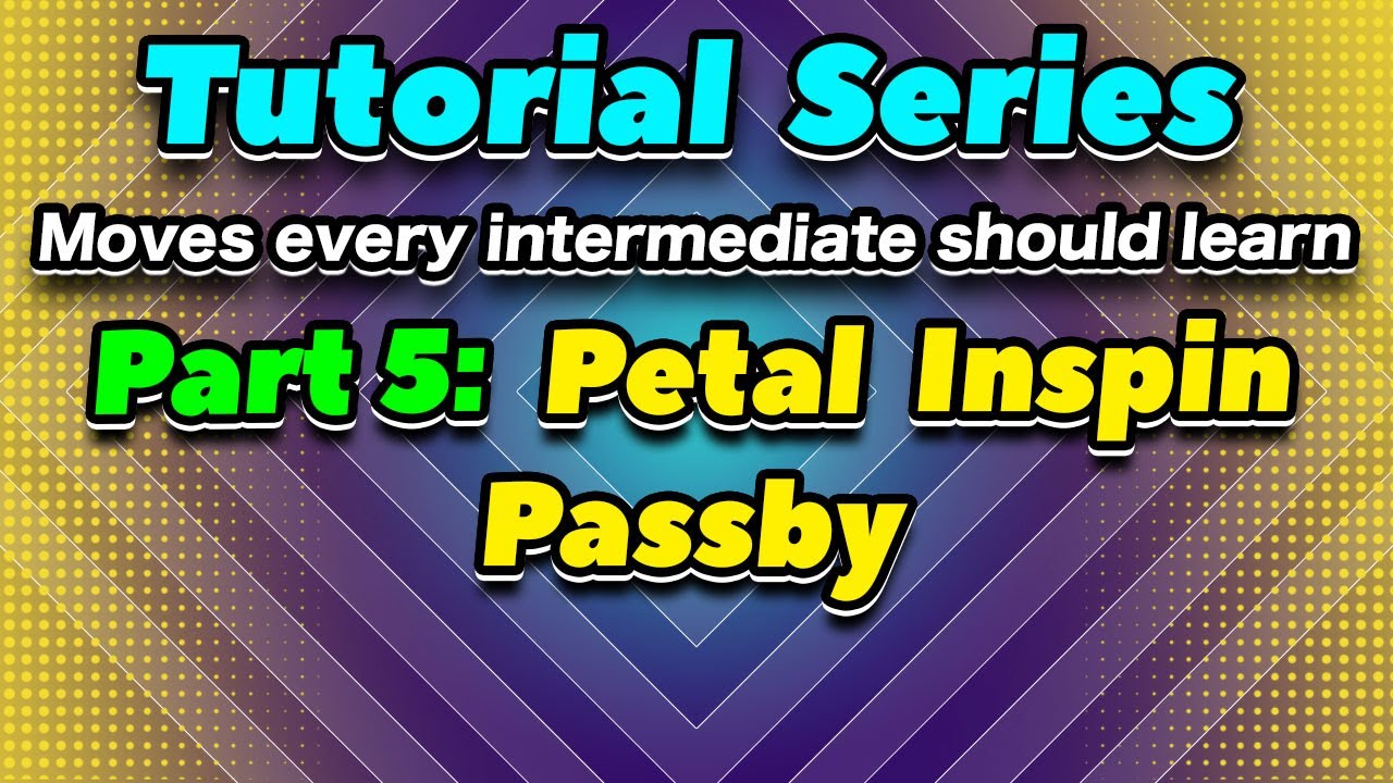 Learn Poi! Petal Inspin Passby - YouTube