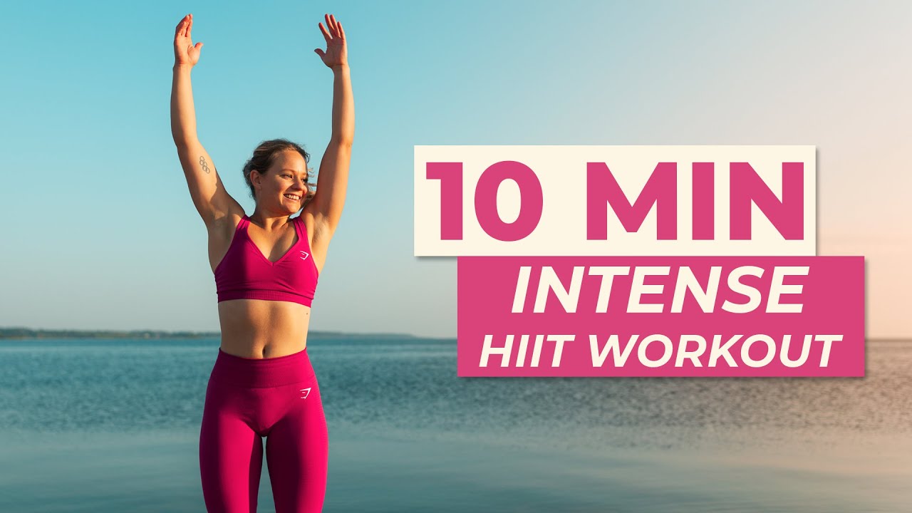 FULL BODY 10 Min HIIT Challenge | Fun & High Energy - YouTube