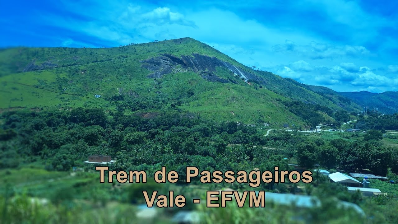 TREM DE PASSAGEIROS DA VALE - VIAGEM DE BH A VITÓRIA - DE COSTA LACERDA ...