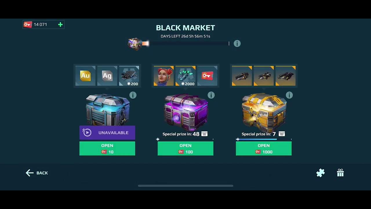 War robots key opening 22k keys - YouTube