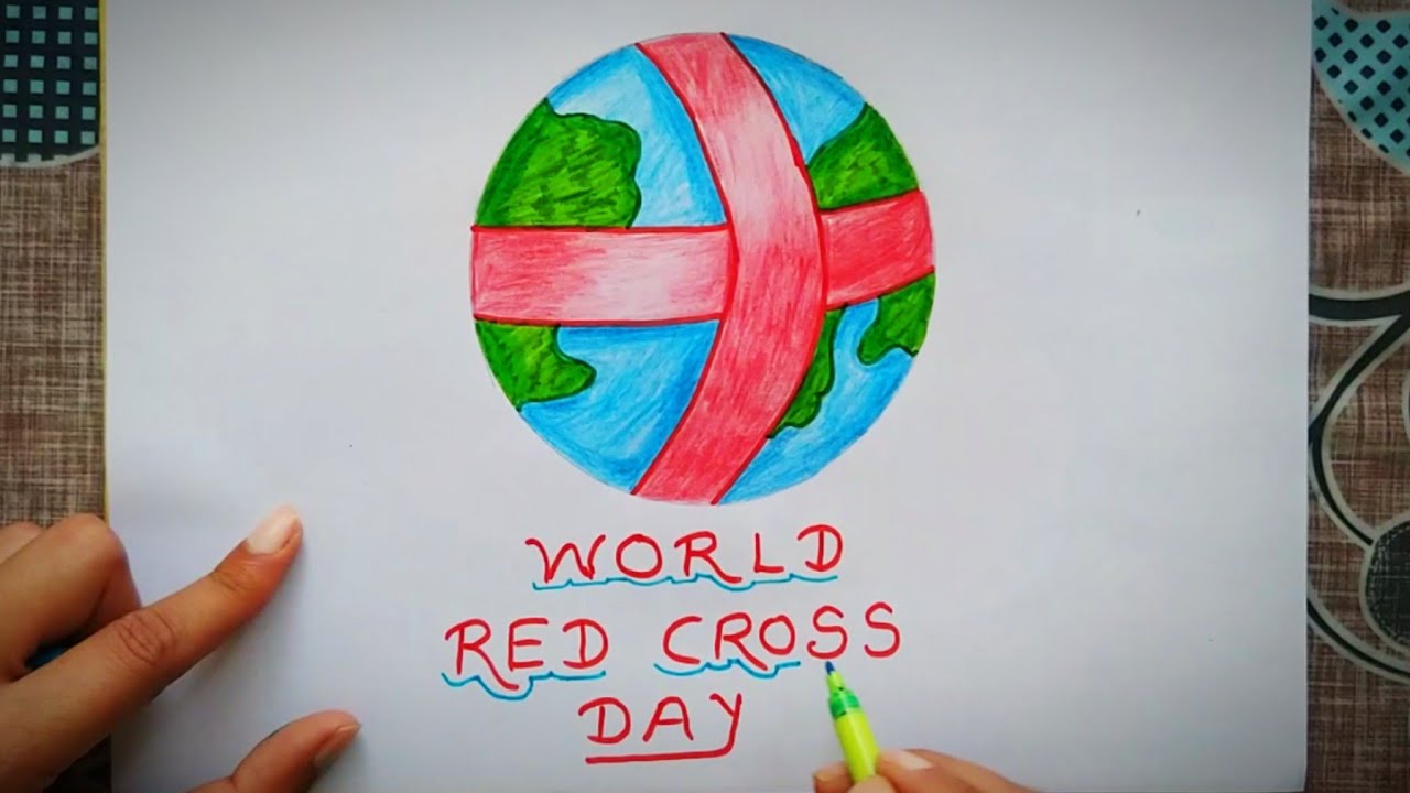 World Red cross Day Drawing ⛑️ / Redcross day drawing / red cross ...