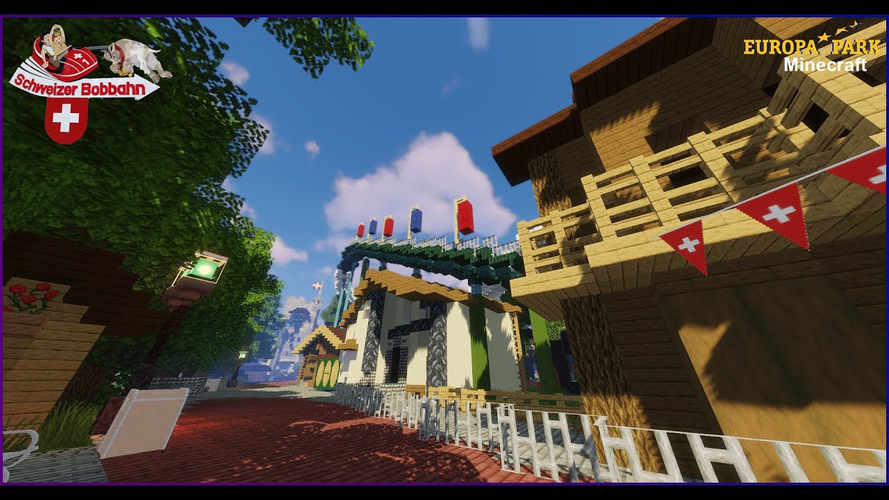 Schweizer Bobbahn - Europa-Park (Minecraft) - YouTube