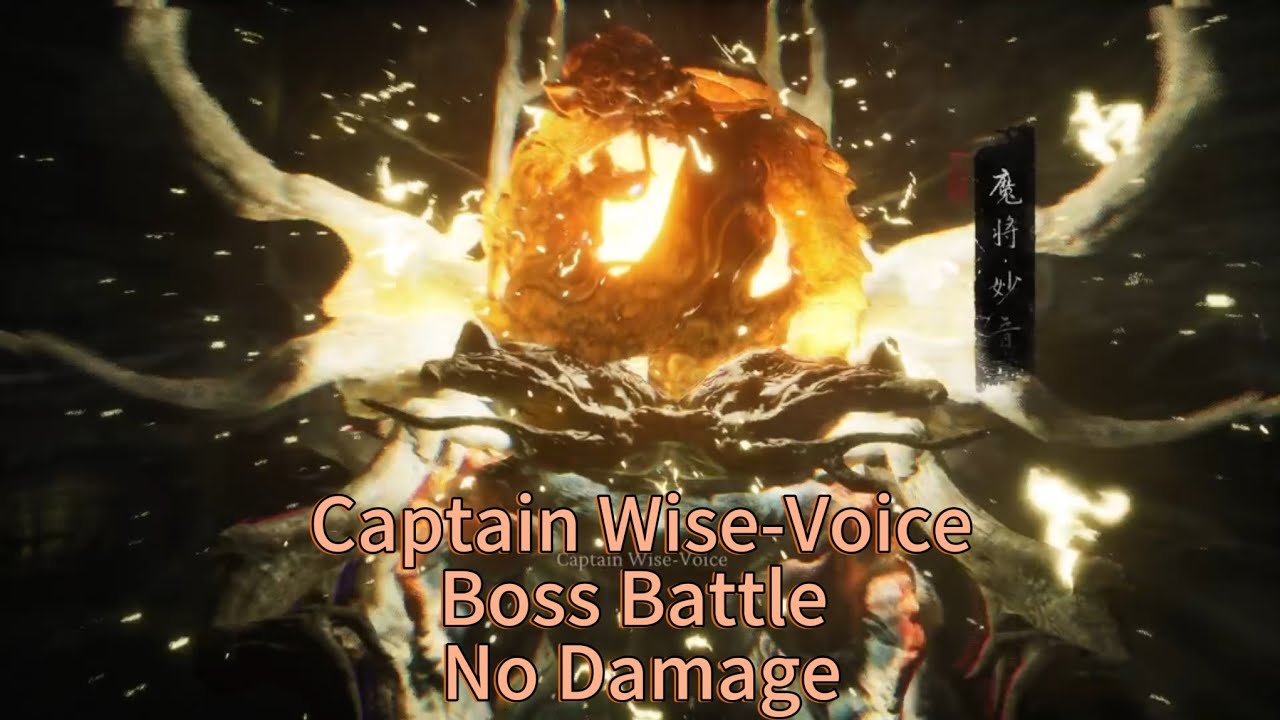Black Myth Wukong - Captain Wise-Voice (No Damage) Boss Battle - YouTube