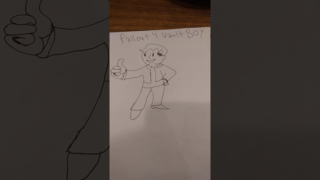 My Fallout Boy From Fallout 4 Drawing - YouTube