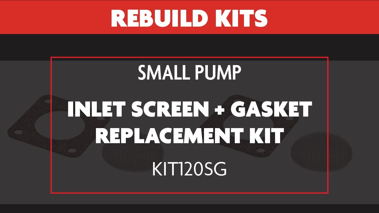 Fill-Rite Inlet Screen & Gasket Kit - Small Pump - KIT120SG - YouTube