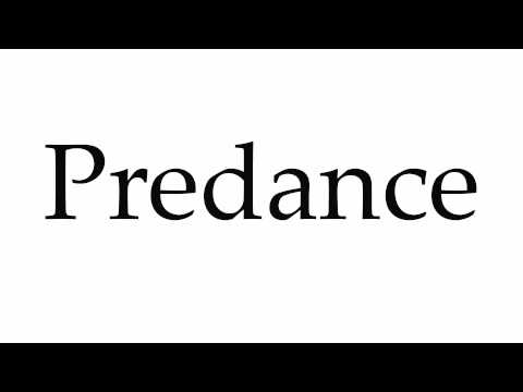 How to Pronounce Predance