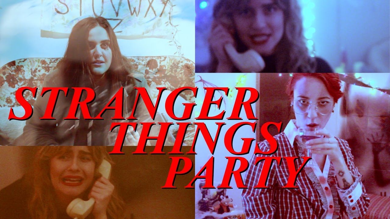 HOW TO THROW A "STRANGER THINGS" PARTY - YouTube
