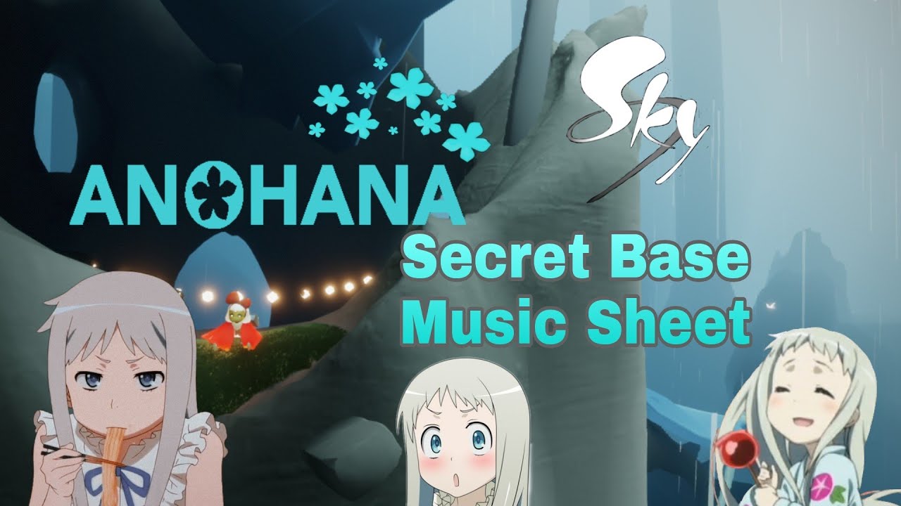 Anohana - Secret Base, Kimi ga Kureta Mono - Music Sheet | Sky Studio ...