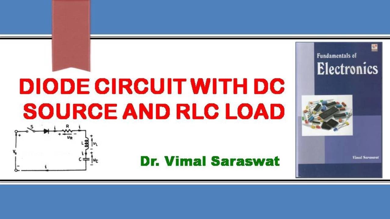 Diode circuit with dc source and RLC load | L-11 | Power electronics ...