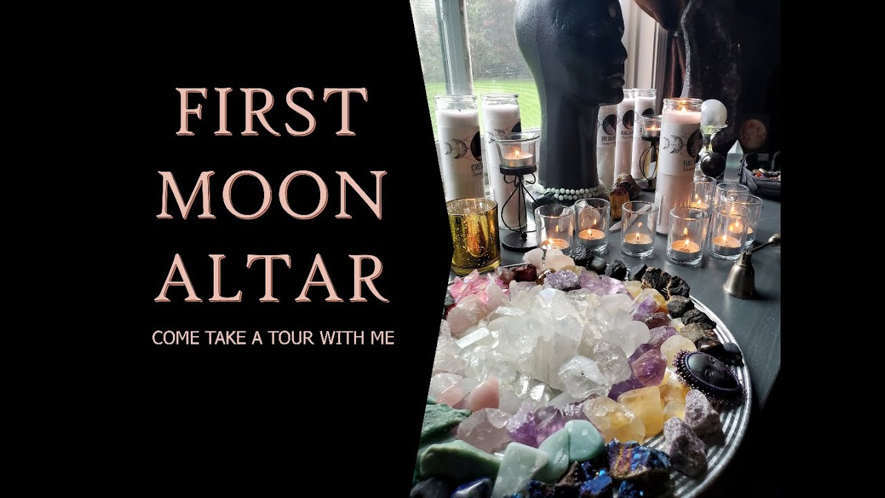 My Very First Moon Altar - YouTube